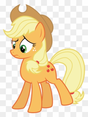 Sad Applejack Vector By Natalistudios - Sad Applejack - Free ...
