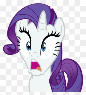 Shocked Rarity By Elenita93 On Deviantart - Rarity And Rainbow Dash Gif ...