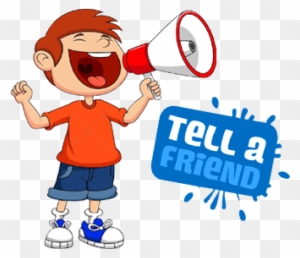 Tell A Friend Clipart