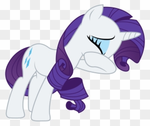 Rarity - Mlp Rarity Crying Vector - Free Transparent PNG Clipart Images ...