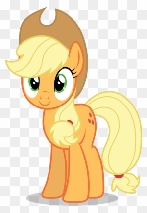 Mlp Fim Applejack Vector By Luckreza8 - Apple Jack - Free Transparent ...