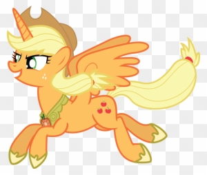 Applejack Horn And Wings