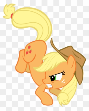 Vector By Gurugrendo Applejack Bucking - Mlp Applejack Bucking - Free ...