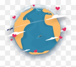 Love From All Over The Planet Earth - Earth - Free Transparent PNG ...