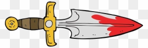 Knife Dagger Cartoon Clip Art - Cartoon Dagger - Free Transparent PNG ...