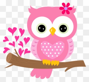 Búhos Y Pajaritos - Owl Pink - Free Transparent PNG Clipart Images Download