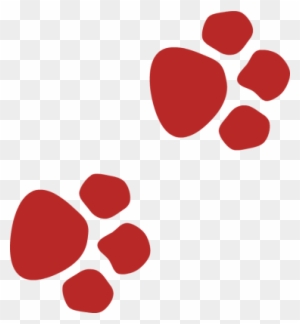 Three Toes Dog Paw Print