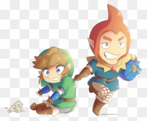 Chibi Link And Groose By Zelbunnii - Legend Of Zelda Skyward Sword ...