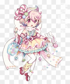 Anime Candy Girl - Free Transparent PNG Clipart Images Download