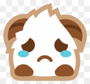 Poro Is Sad - League Of Legends Emoji - Free Transparent PNG Clipart ...