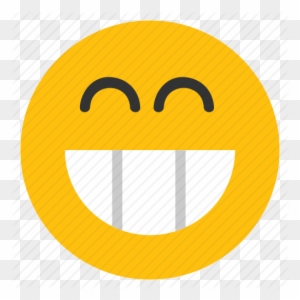 Big Grin, Emoticons, Grin, Happy, Round Smiley, Smiley - Grin Emoticon - Free Transparent PNG ...