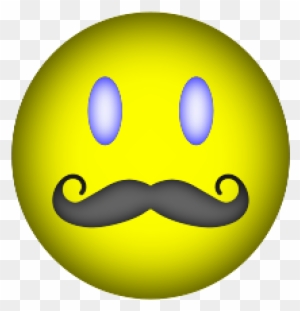 Free Happy Face Mustache - Smiley - Free Transparent PNG Clipart Images ...