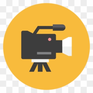 Flat Video Camera Icon - Video - Free Transparent PNG Clipart Images Download