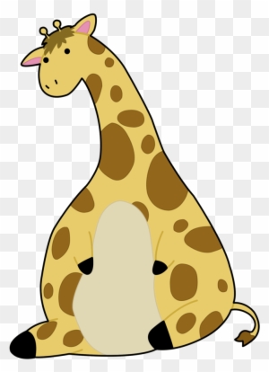 Fat Giraffe Cartoon - Free Transparent PNG Clipart Images Download