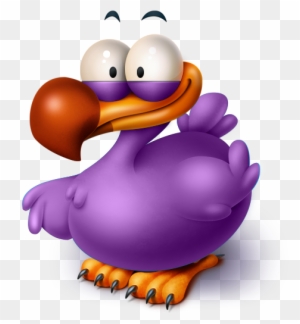 Dodo Bird Cartoon Character - Doo Doo Bird Cartoon - Free Transparent ...