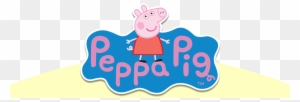 Peppa Pig Header - Peppa Pig With Red Car - Free Transparent PNG ...