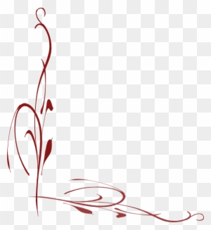 Maroon Vine Border Clip Art At Clker Com Vector Clip - Maroon Border ...
