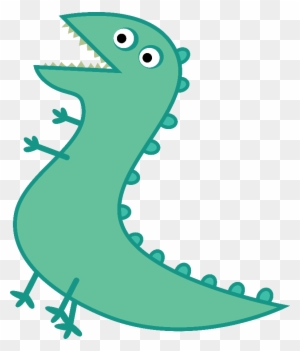 Peppa Pig Tv Show - George Pig Dinosaur - Free Transparent PNG Clipart ...