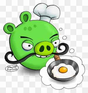 Chef Pig Thinks He Is Cooking An Egg By Riverkpocc - Angry Birds Cook ...