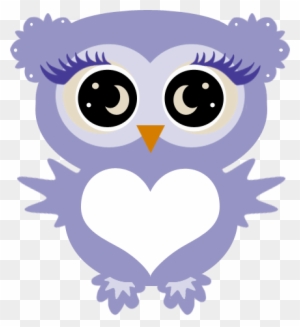 Pink And Purple Owl Clipart Tawny Owl Clip Art - Pink And Purple Owl ...