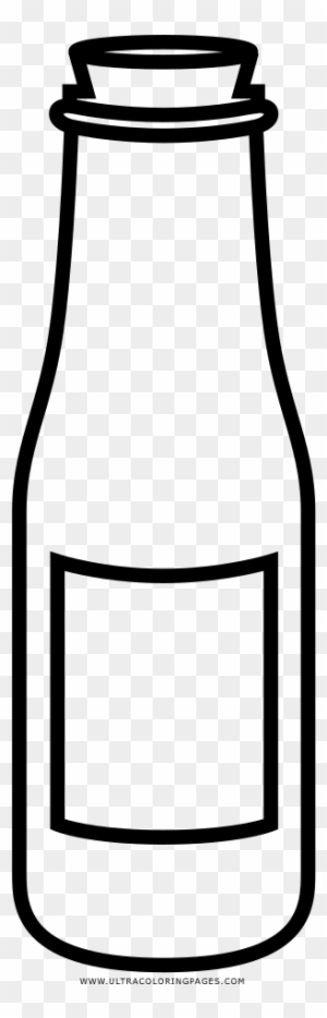 Baby Bottle Coloring Page - Biberon Para Colorear - Free Transparent ...