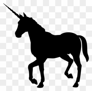 Illustration Art - Unicorn Black Png - Free Transparent PNG Clipart ...