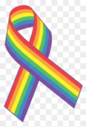 Preview Images - 1s Tee Gay Pride Rainbow Ribbon - Free Transparent PNG ...