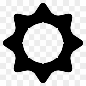 Sun Shape Vector - Flat Gear Png - Free Transparent PNG Clipart Images ...
