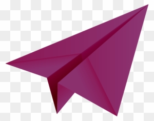 Paper Plane Purple - Paper Plane Purple Vector - Free Transparent PNG ...