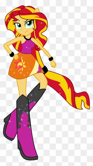 Eqg Sunset Shimmer By Selisuflyer - Rainbow Rocks Sunset Shimmer - Free ...