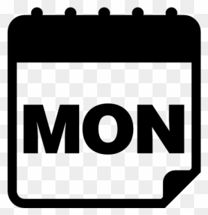 Monday Calendar Page Free Interface Icons - Monday Calendar Icon - Free ...