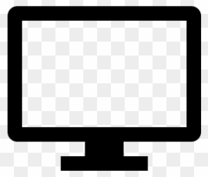 Outline Picture Of Monitor - Free Transparent PNG Clipart Images Download