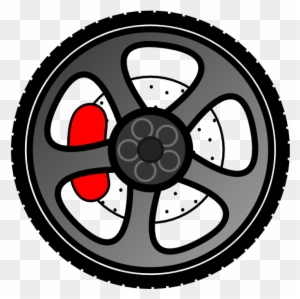 Wheel 8 Clip Art At Clker Com Vector Clip Art Online - Alloy Wheel Clip ...