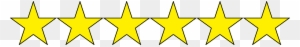 6 Stars - 6 And A Half Stars - Free Transparent PNG Clipart Images Download