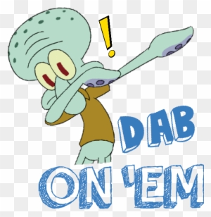 Squidward Dab - Transparent Background Discord Emoji - Free Transparent ...