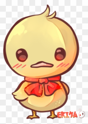 Kawaii Chibi Littleboy Duck Ducks Blue Yellow Ddlg - Pollito Kawaii ...