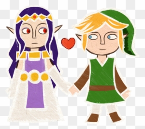 Link And Hilda Drawing By Zeepla - Hilda X Link - Free Transparent PNG ...