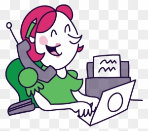 Cartoon Comics Office Administration Clip Art - Admin Cartoon - Free ...