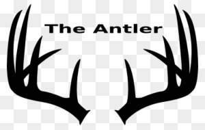 Whitetail Deer Antler Silhouette