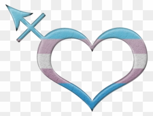 Transgender Pride Heart Shaped Transgender Symbol In - Mtf Transgender ...