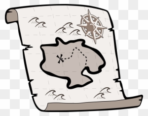 Treasure Map Clipart Black And White