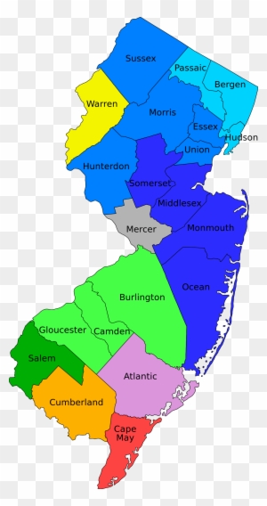 New Jersey Counties By Metro - New Jersey Metropolitan Areas - Free ...