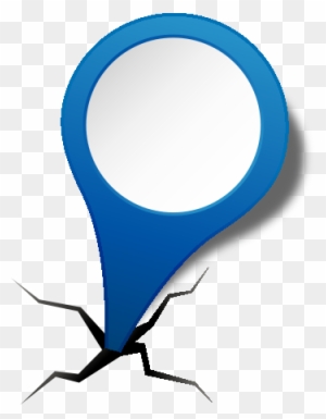 Blue Pin Clip Art At Clker - Logo Of Location - Full Size PNG Clipart ...