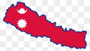 Nepal Map Flag - Nepali Map With Flag - Free Transparent PNG Clipart ...