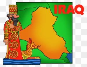 Map Of Iraq - Marduk God - Free Transparent PNG Clipart Images Download