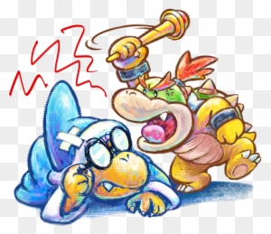 Boshi Is A Blue Yoshi With An Attitude - Bowser Jr Brothers And Sister ...