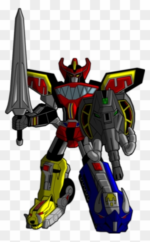 Mighty Morphin Power Rangers Megazord - Free Transparent PNG Clipart ...