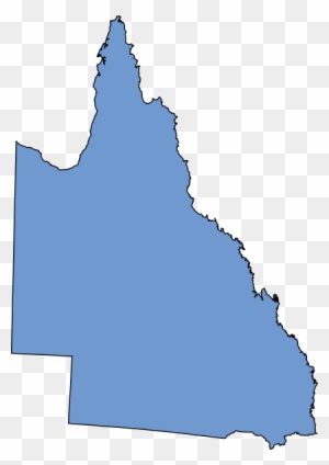 Blank Map Of Queensland - Free Transparent PNG Clipart Images Download