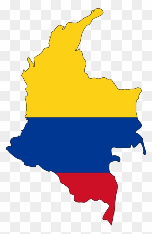 Columbia Flag Map Columbia Flag Icon - Colombia Map Flag - Free ...