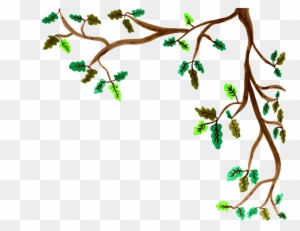 Wet Tree Cliparts 9, Buy Clip Art - Tree Branches Painted Png - Free ...